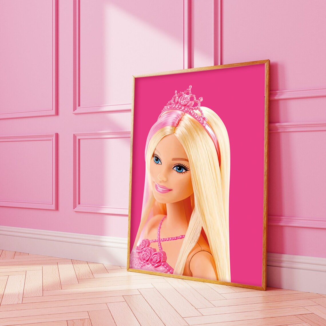 Barbi Wall Art Barbi Pictures Set of 9 Gift for Her Girly Wall Art ...