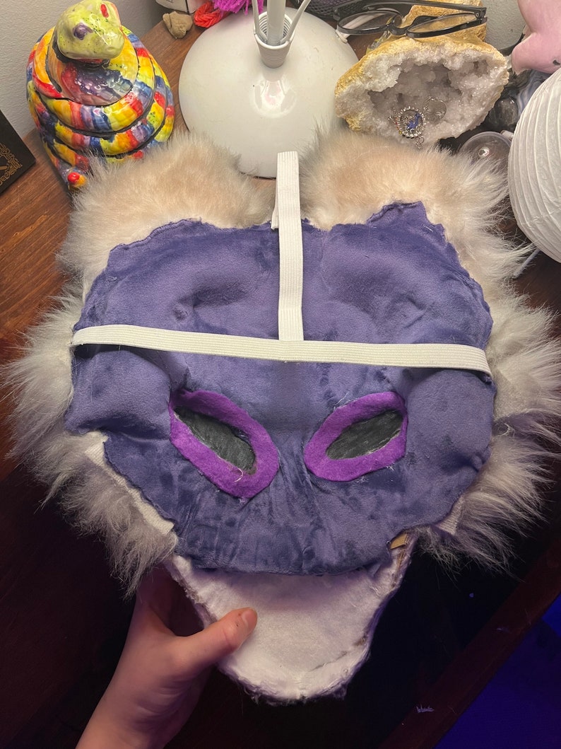 Timber Wolf Therian Mask Airbrushed Fur Realistic - Etsy