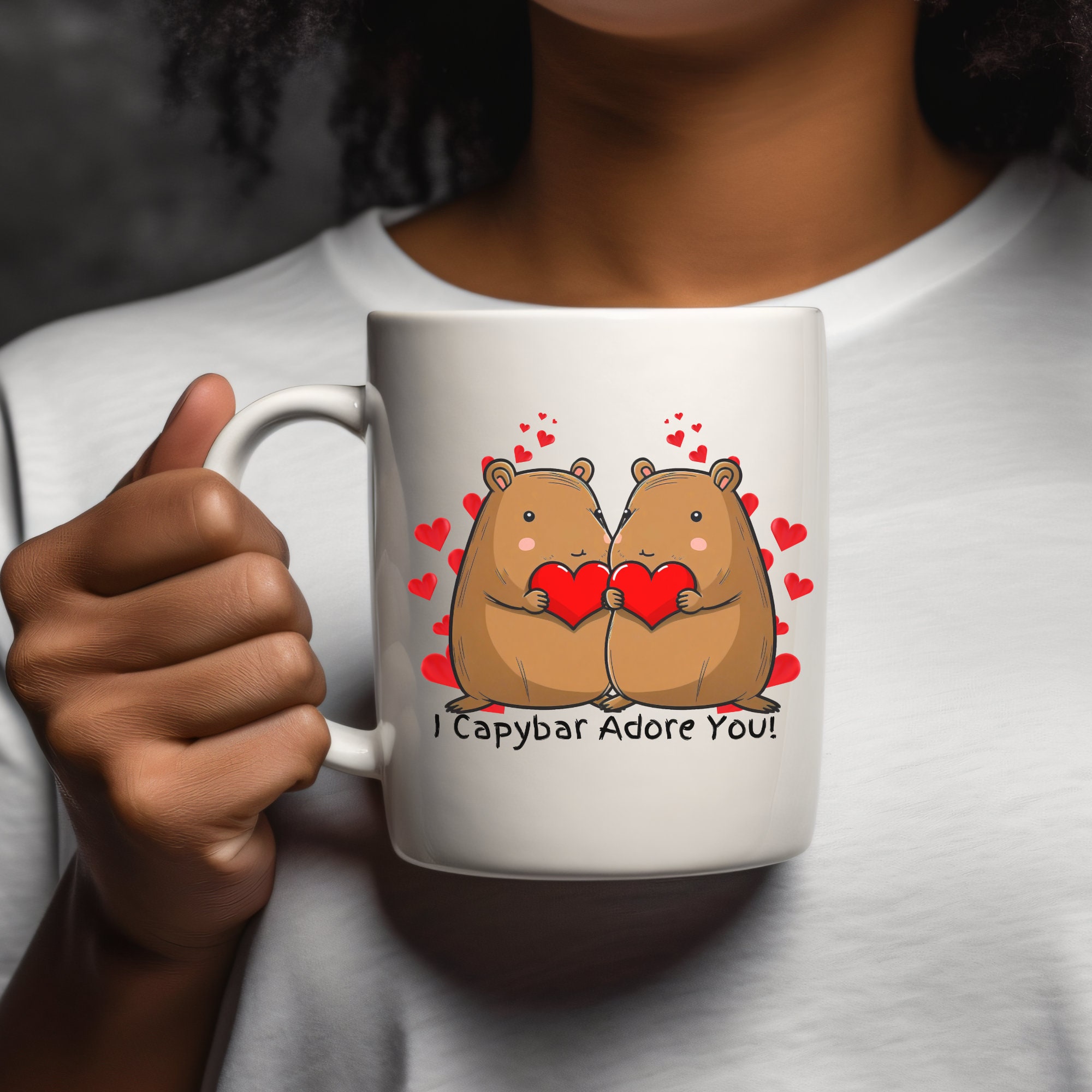 Capybara Mug, Capybara Love Coffee Mug, Capybara Gift Mug, Cute Animal ...