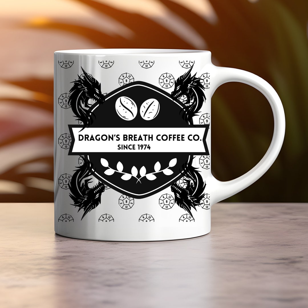 Dungeons and Dragons Coffee Mug Vintage Dragon Coffee Mug - Etsy