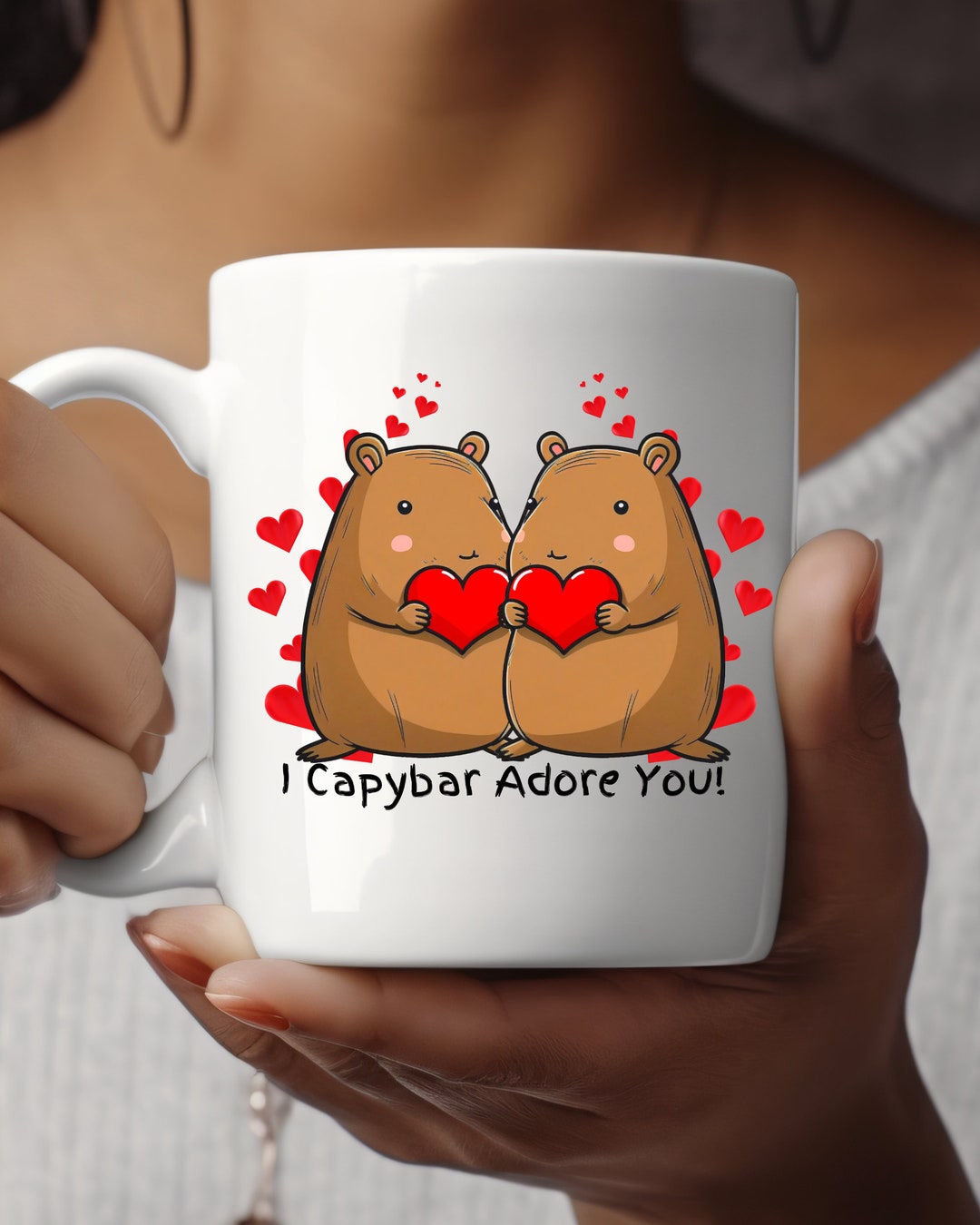 Capybara Mug, Capybara Love Coffee Mug, Capybara Gift Mug, Cute Animal ...