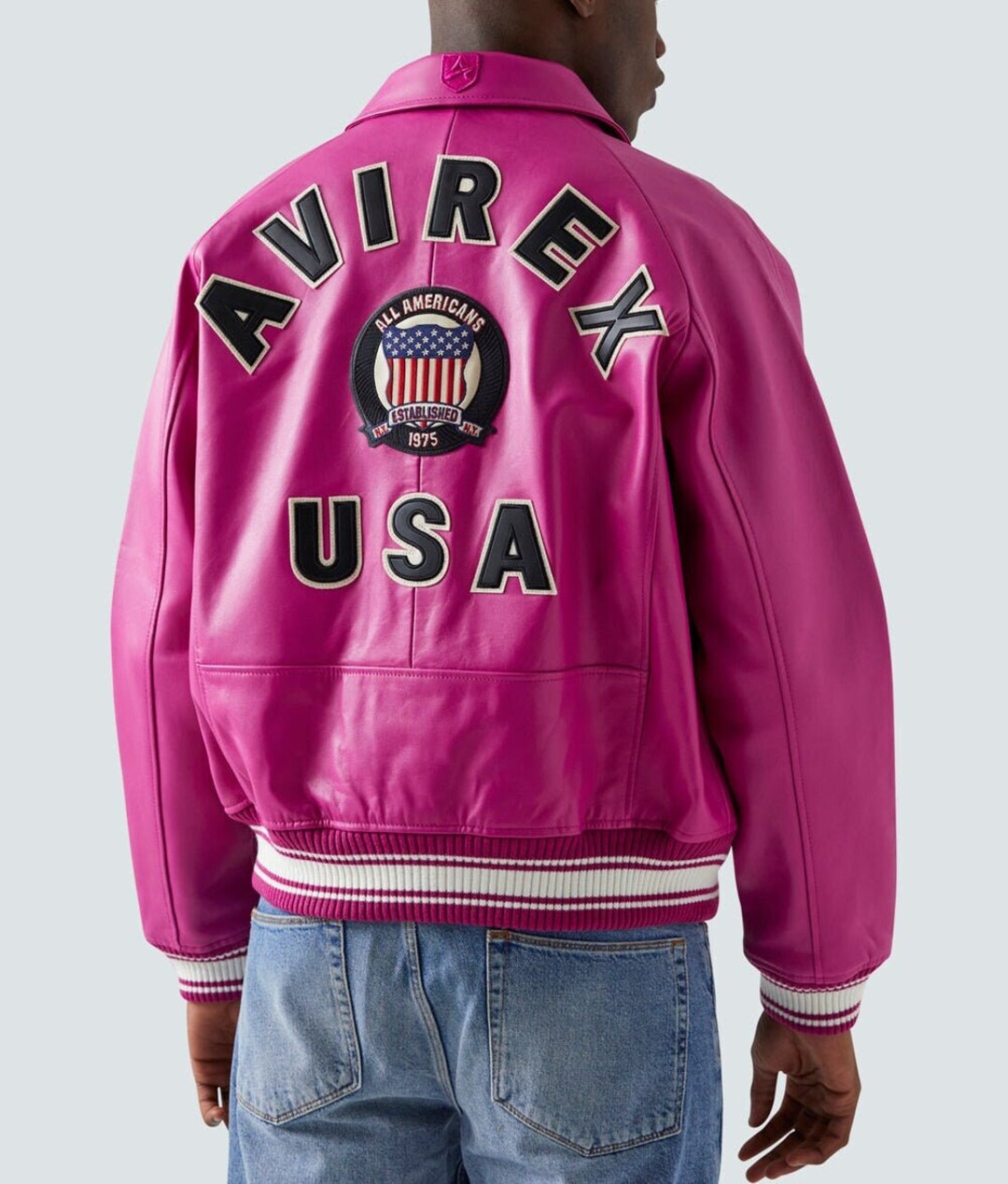 Avirex American Limited Edition Pink Icon USA Jacket Avirex - Etsy
