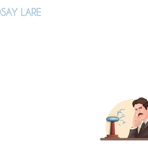 Nikola Tesla Famous Scientist Cards Science Themed - Etsy