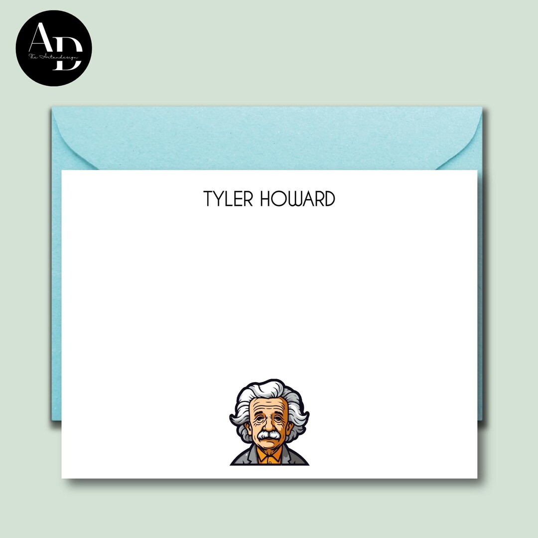 Albert Einstein-famous Scientist Cards-science Themed - Etsy