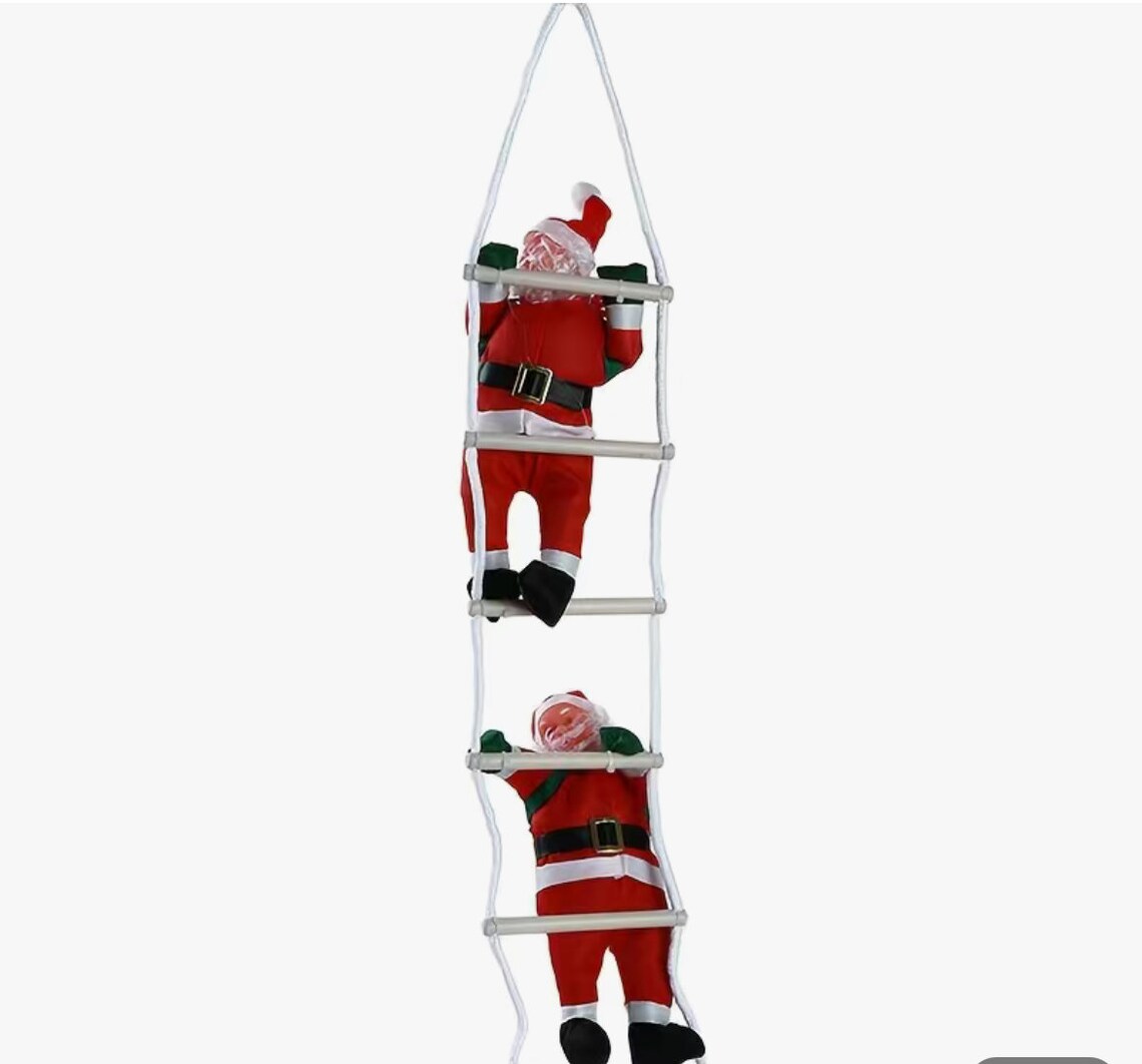 Climbing Ladder Santa - Etsy