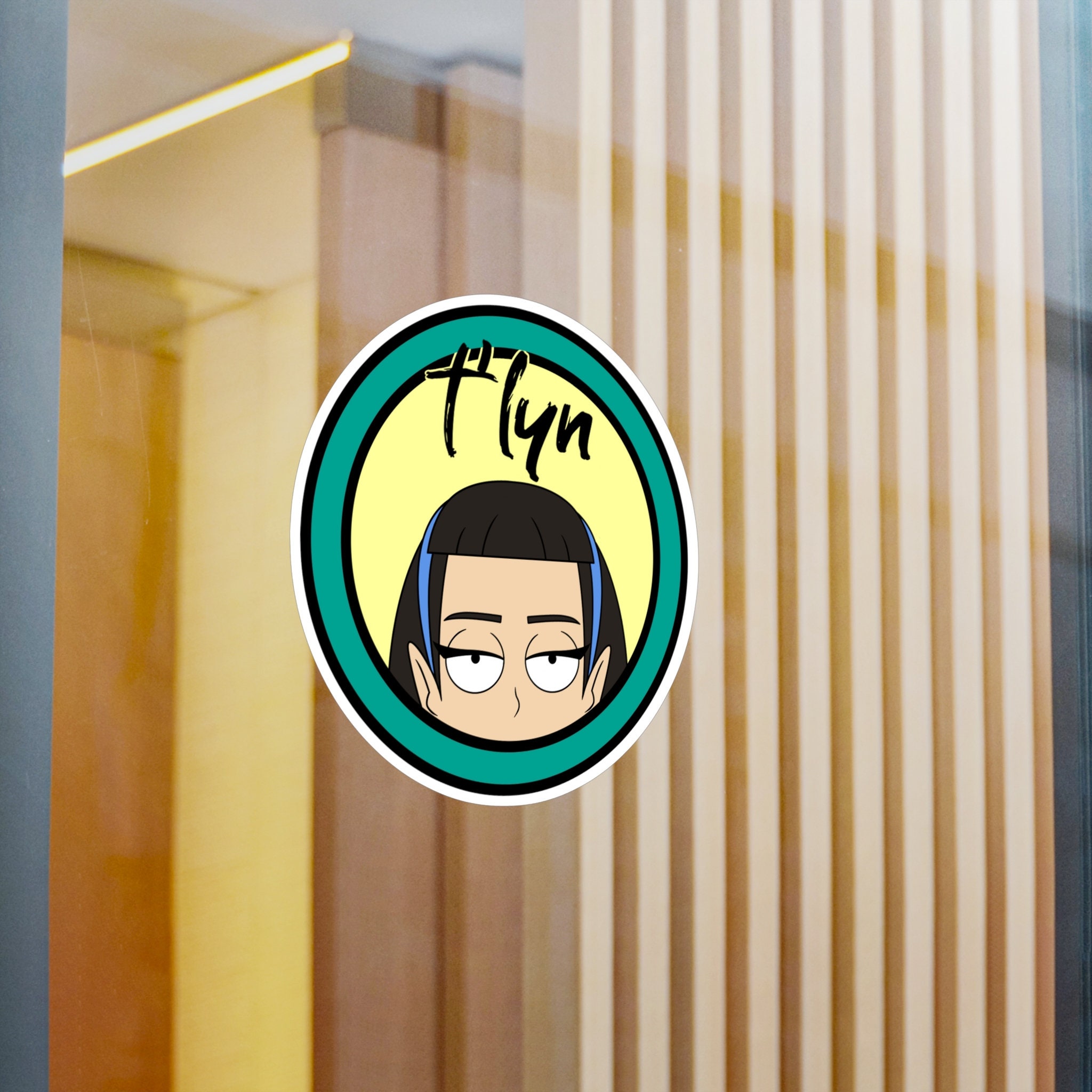 Daria/lower Decks t'lyn Logo Vinyl Decal - Etsy