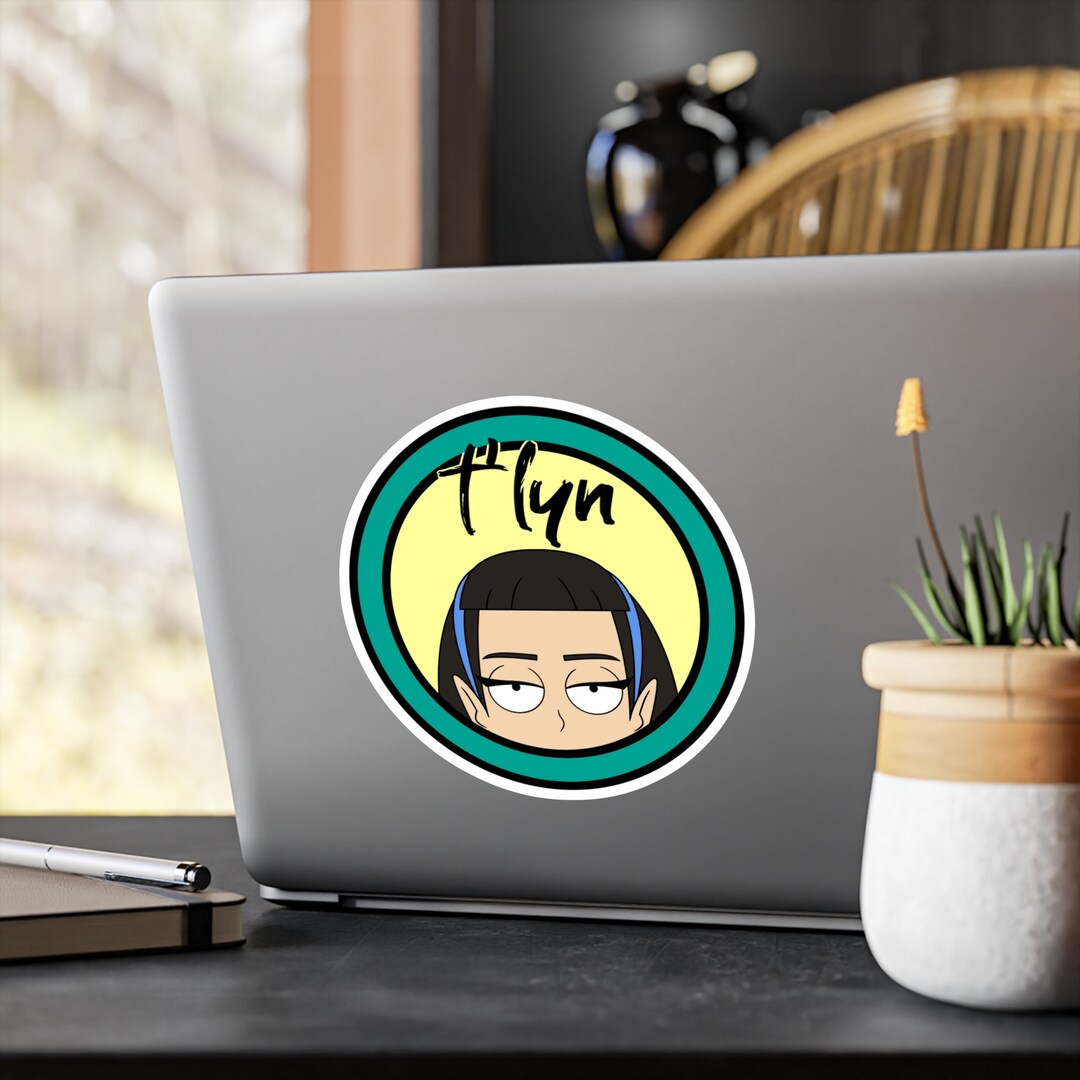 Daria/lower Decks t'lyn Logo Vinyl Decal - Etsy