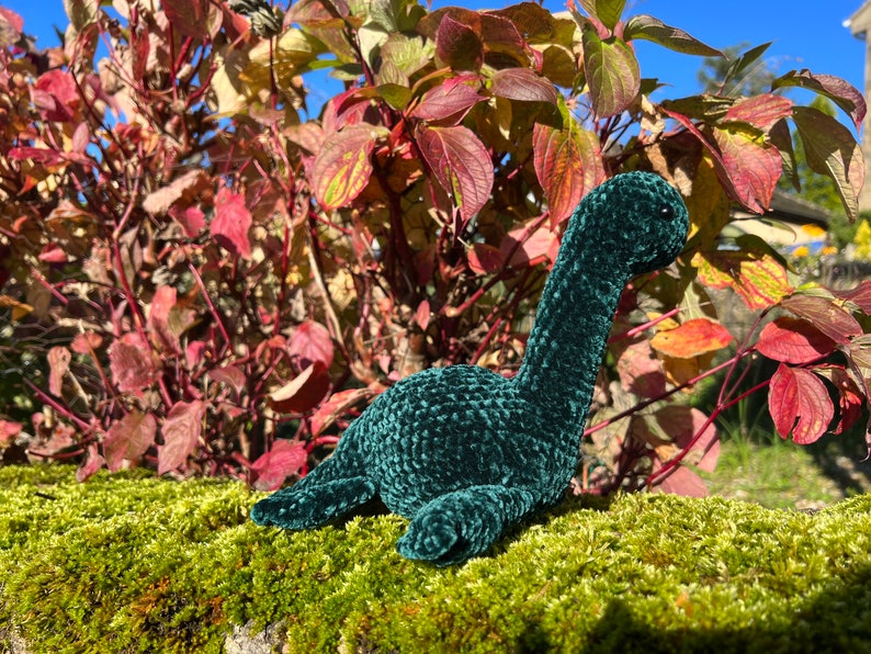 Crochet Pattern the Loch Ness Monster Cute Plushie Amigurumi DIGITAL ...