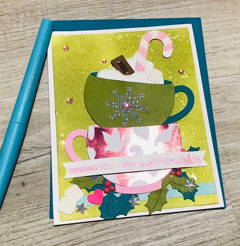 Cute Cup of Cheer Christmas Cards! - Etsy