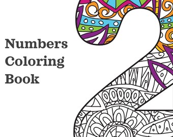 Color & Count: A Fun Numbers Coloring Book for Kids! - Etsy