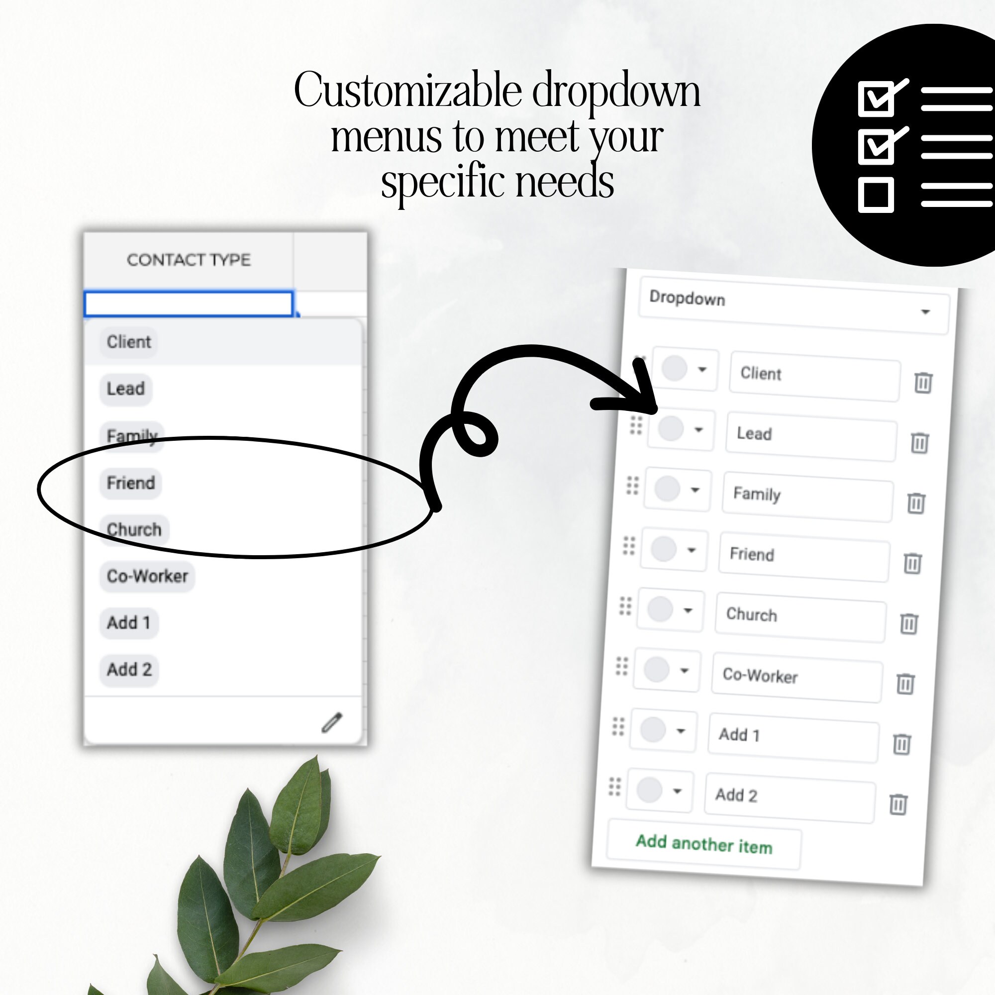 Google Sheets Contact List Tracker: Client Address Book (digital Download) - Etsy