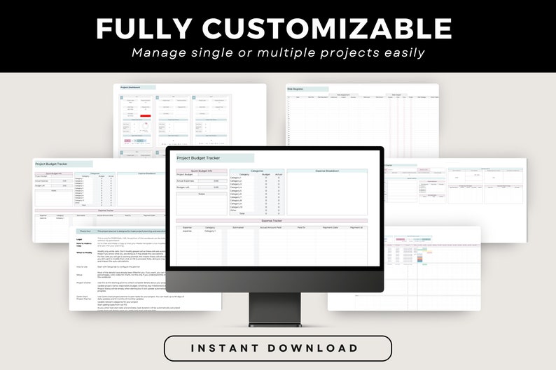 Project Plan Template Google Sheets, Project Management Calendar, Work ...