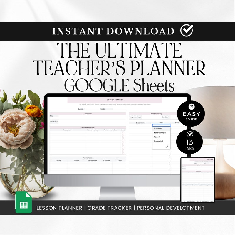 Teacher Planner - Etsy