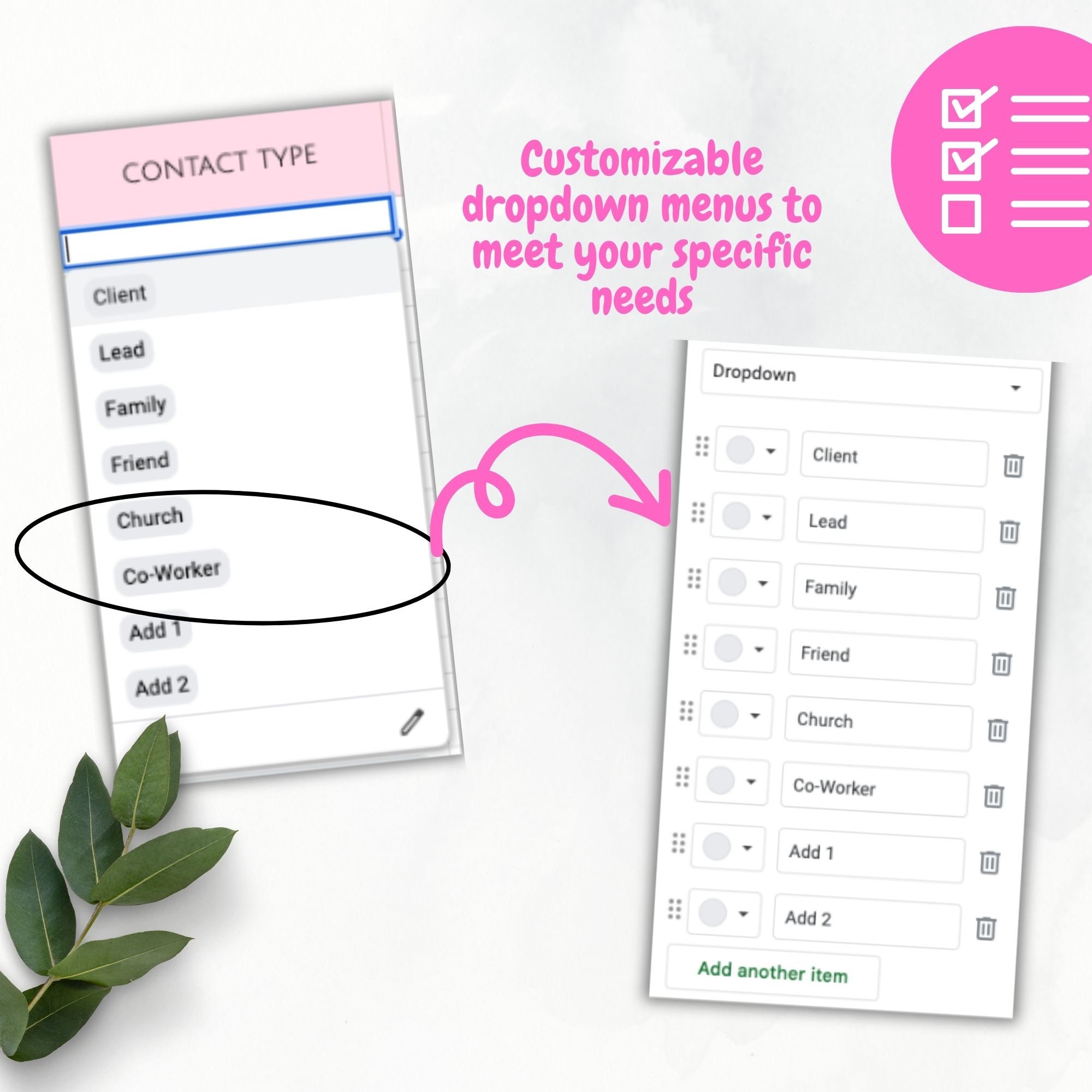 Address Book Template Google Sheets, Business Client Tracker for Google ...
