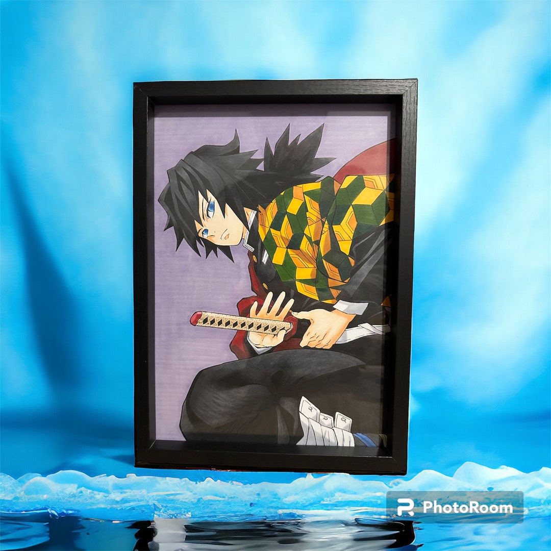 Drawing Giyu Tomioka - Demon Slayer - Etsy