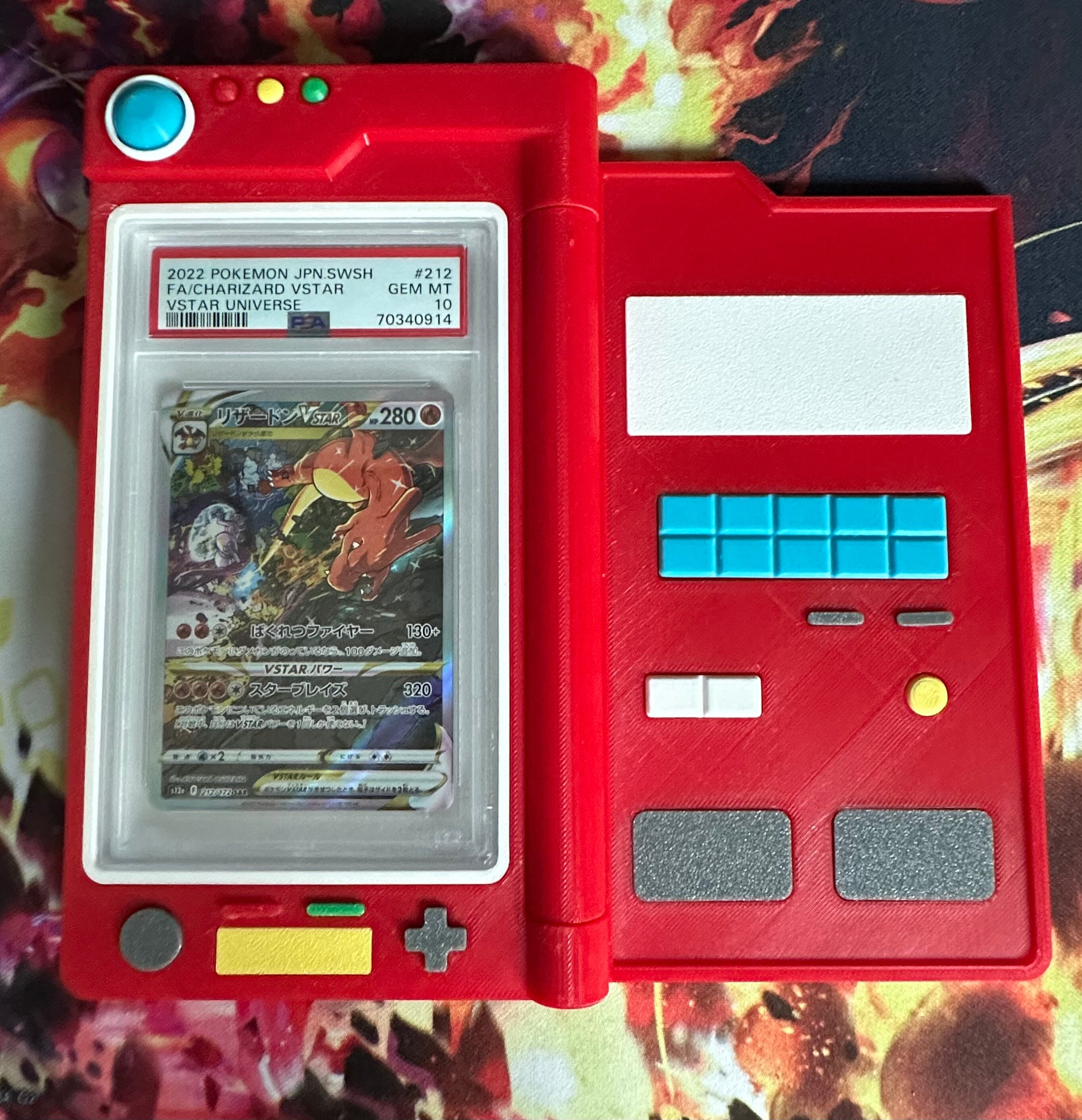 3D Printed Pokedex Card Case, Sturdy Display for PSA/BGS/CGC Graded ...