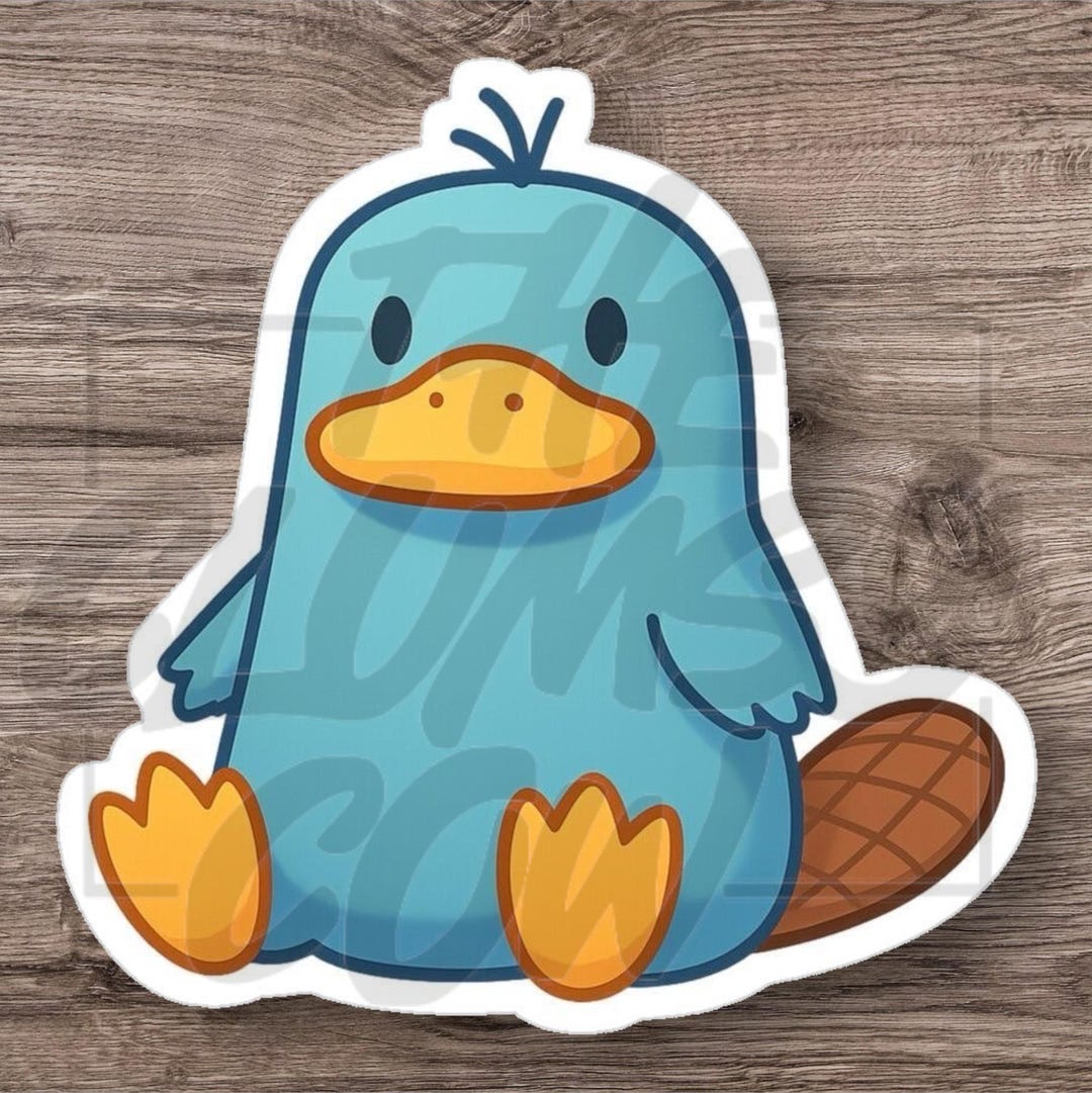 Perry the Platypus Sticker - Water Resistant Vinyl Decal - Etsy
