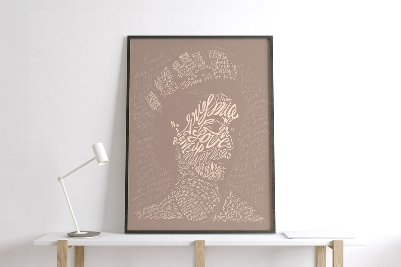 Queen Elizabeth Print | Her Royal Highness Portrait | Wordle Art ...