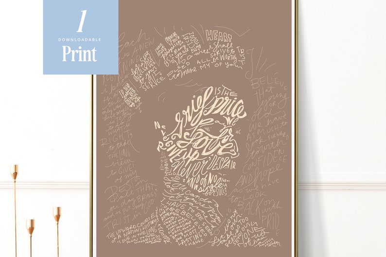 Queen Elizabeth Print | Her Royal Highness Portrait | Wordle Art ...