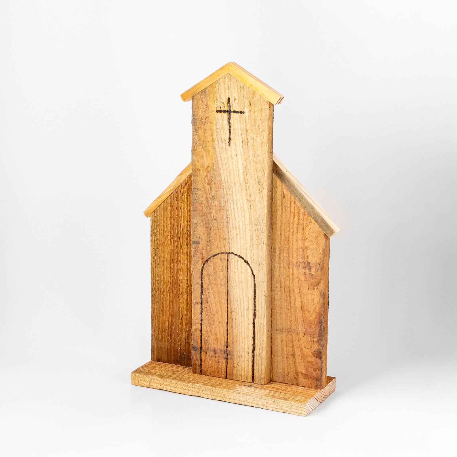 Rustic Church | Wooden Church | Wooden Church Decor - Etsy