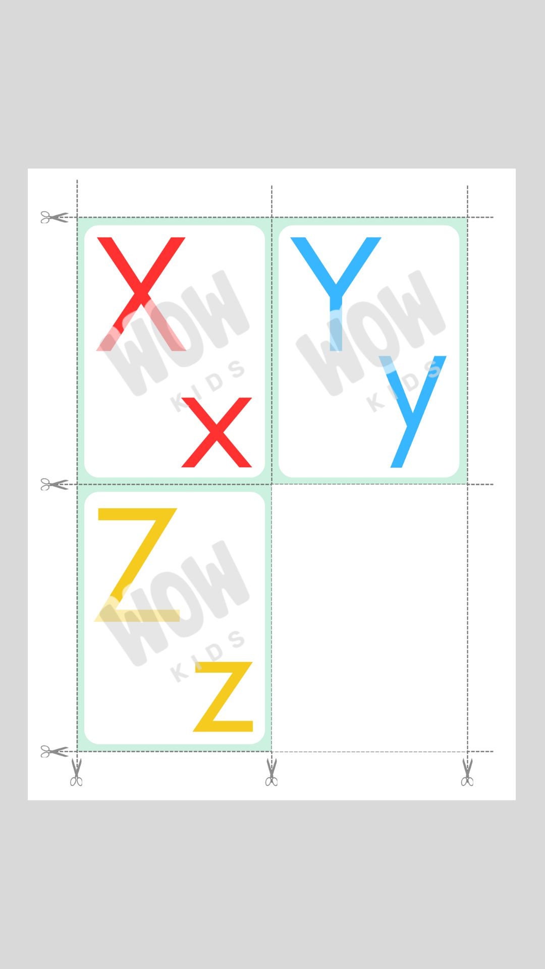 Flash Cards, Alphabet, Preschool Flashcards, Printables Learning ...