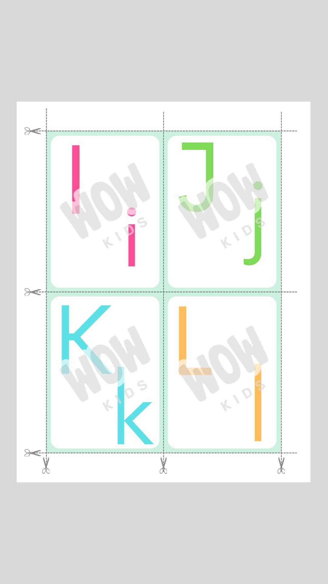 Flash Cards, Alphabet, Preschool Flashcards, Printables Learning ...