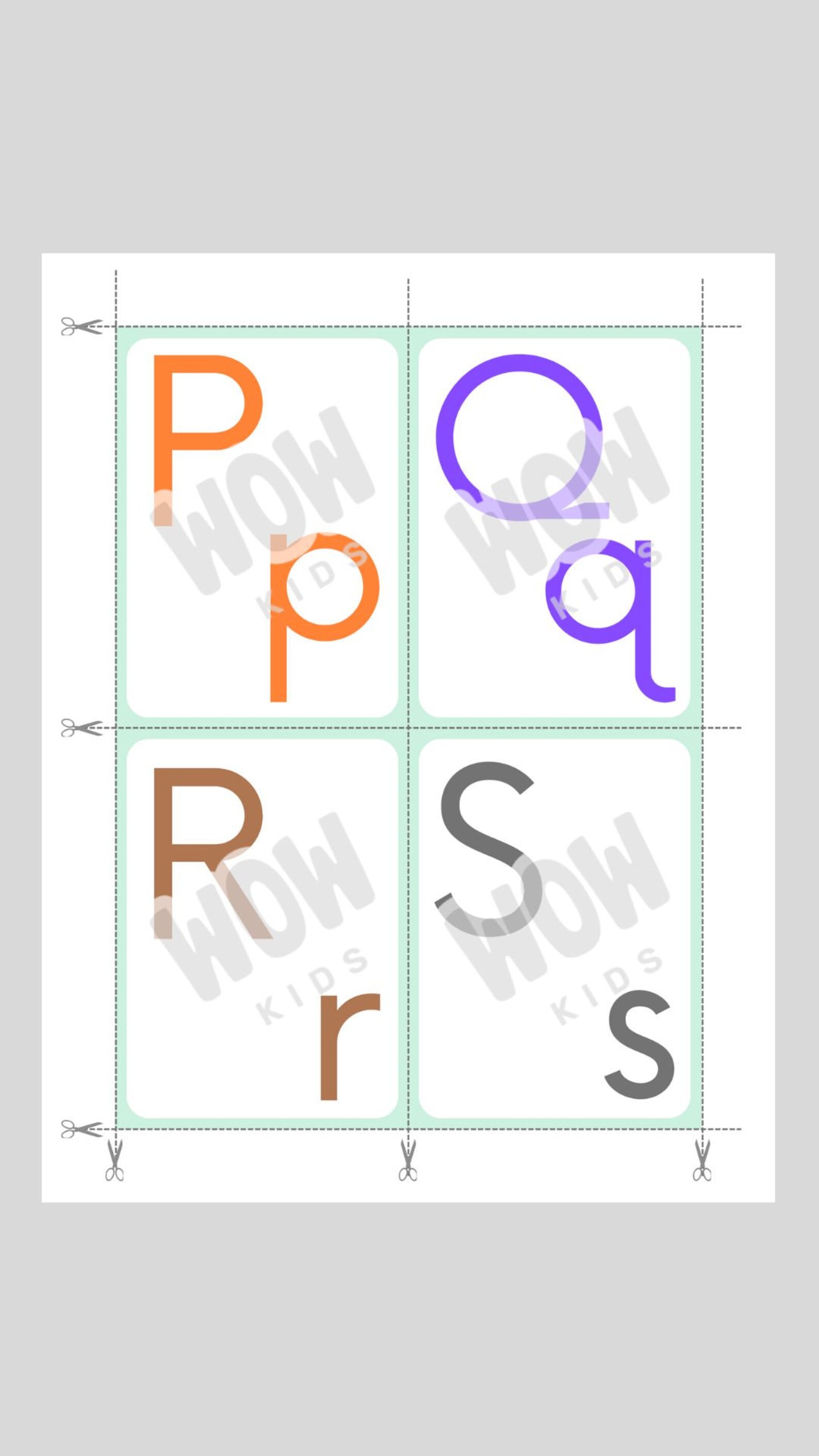 Flash Cards, Alphabet, Preschool Flashcards, Printables Learning ...