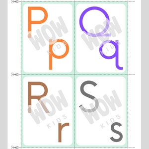 Flash Cards, Alphabet, Preschool Flashcards, Printables Learning ...