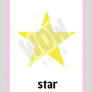 Flash Cards, Shapes, Preschool Flashcards, Printables Learning ...