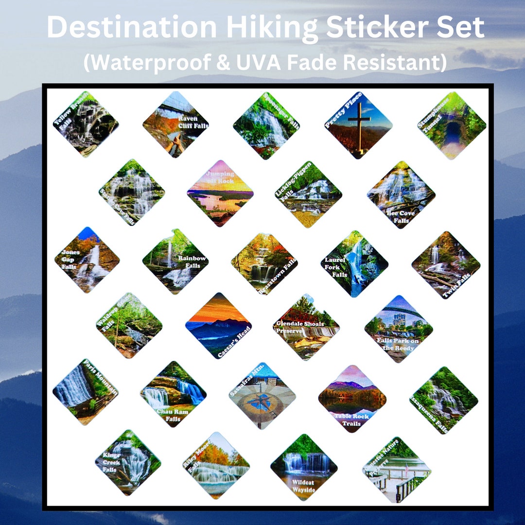 Blue Ridge Mountain Stickers Hiking Stickers Blue Ridge Parkway BRM ...