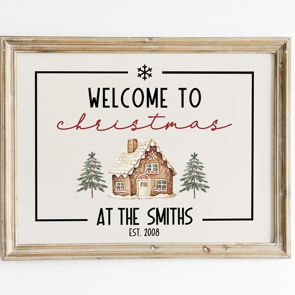 Personalized Christmas Signs - Etsy