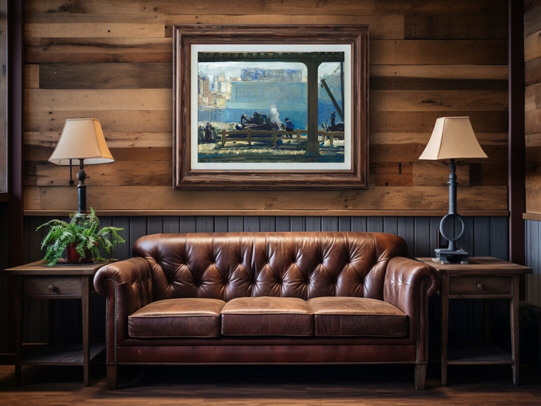 Blue Morning Fine Art Print - George Bellows Reproduction - Etsy