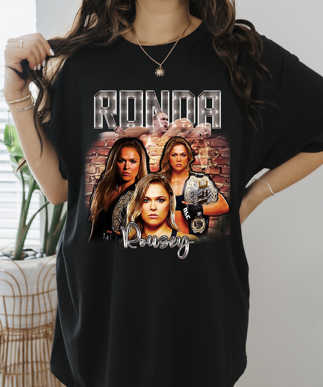 Ronda Rousey Fan Shirt 90s Style Retro Ronda Rousey Fan - Etsy