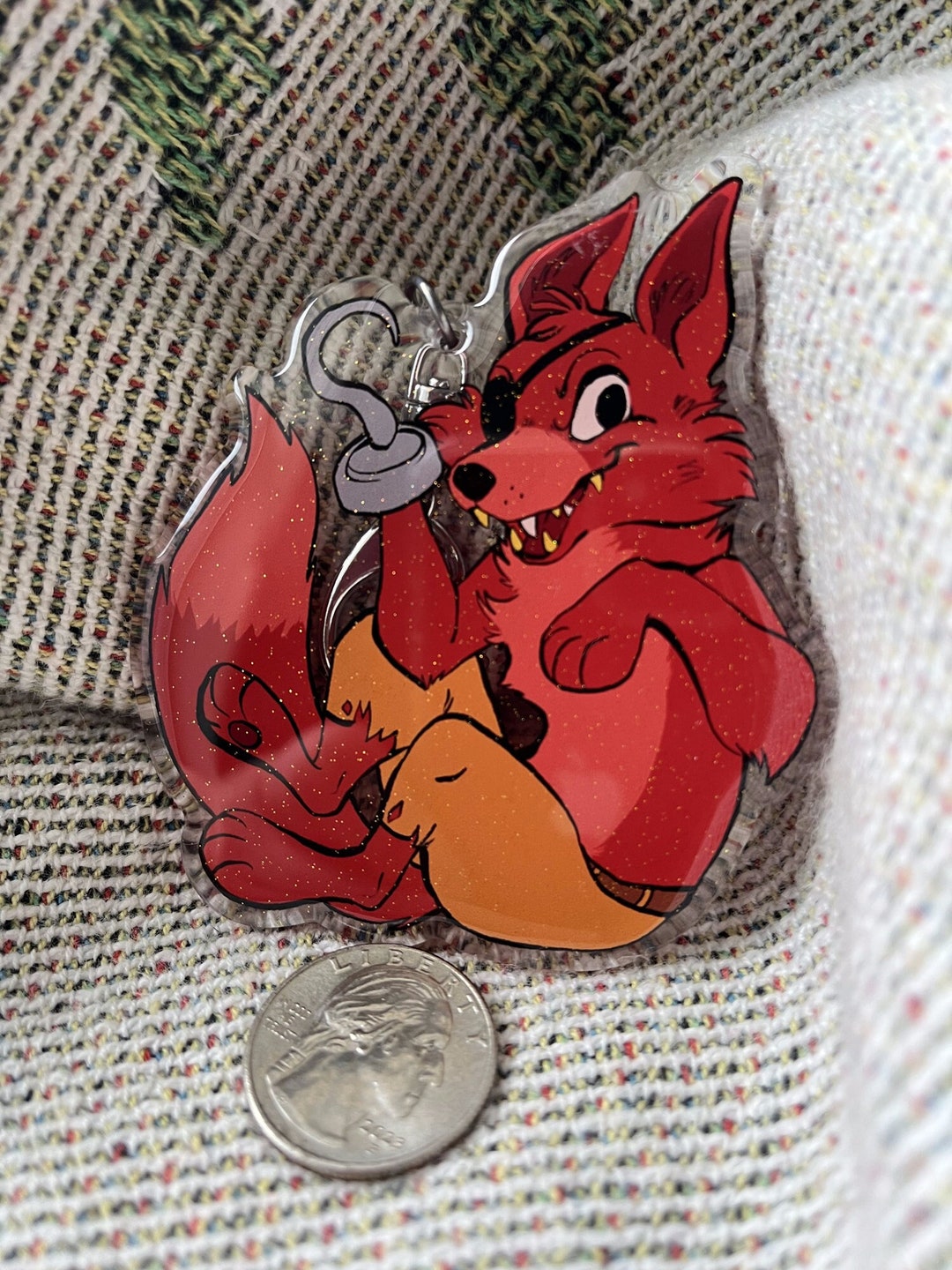 Five Nights at Freddy's Foxy Acrylic Charm FNAF - Etsy
