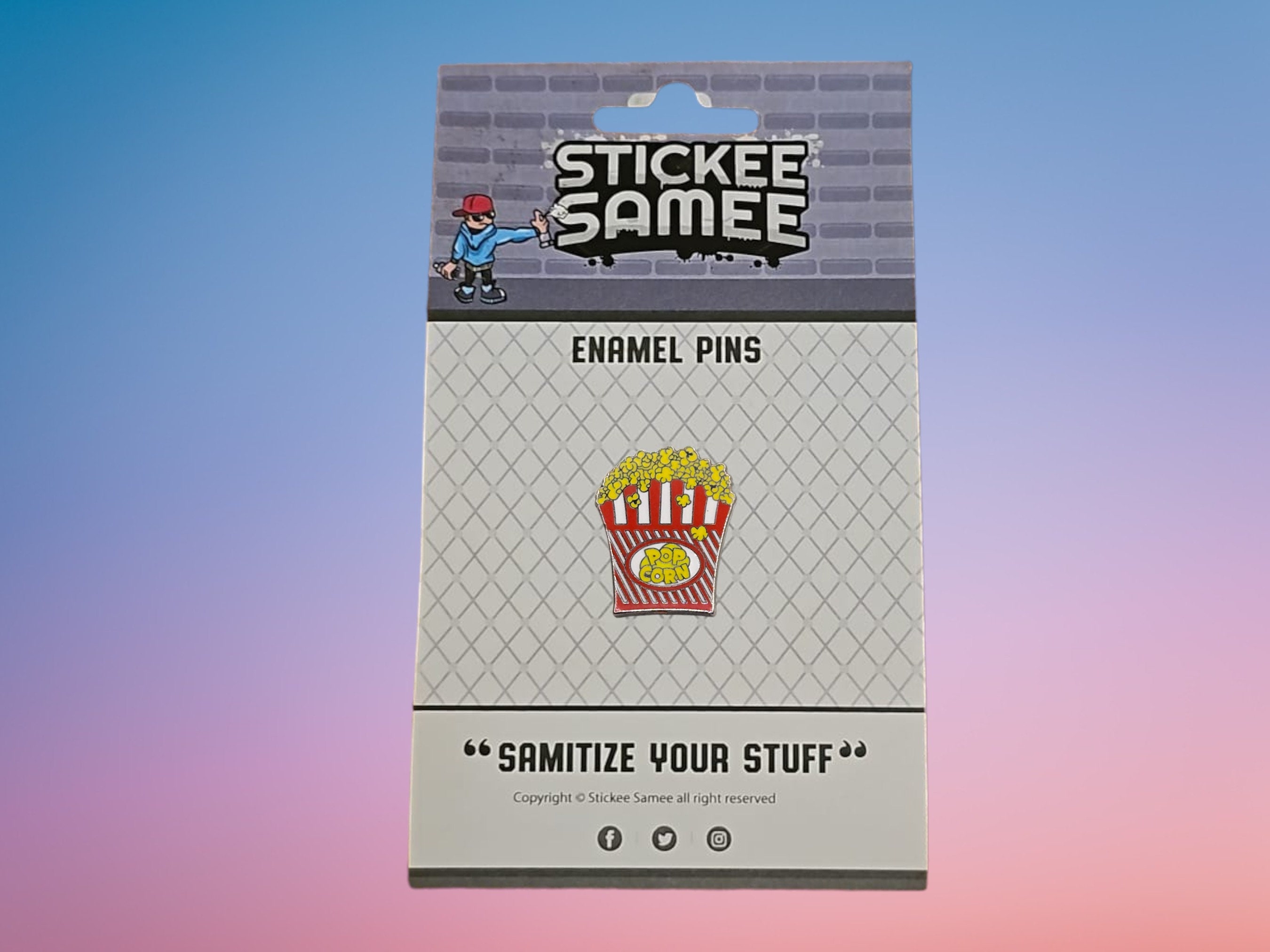 Quirky Nostalgia - 90s-inspired Movie Night Enamel Pins – Small Cute ...