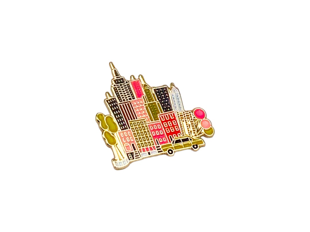 Skyline Serenade Manhattan Enamel Pin – A Hard Collectible for Bags and ...