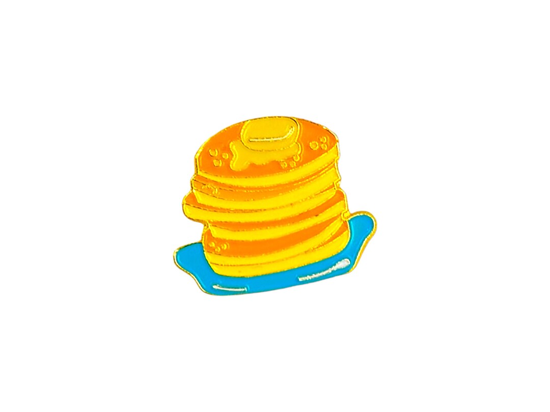 Flippin' Fantastic Pancake Enamel Pin – A Tasty Touch for Breakfast ...