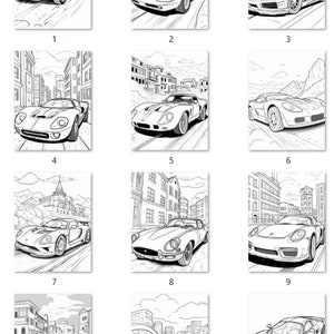 Coloring Book Pages for Children and Adults. 30 Printable PDF Pages ...