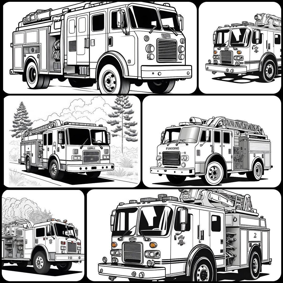 Coloring Book Pages for Children and Adults. 30 Printable PDF Pages ...