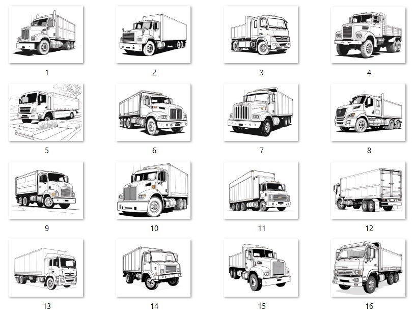 Coloring Book Pages for Children and Adults. 30 Printable PDF Pages for ...