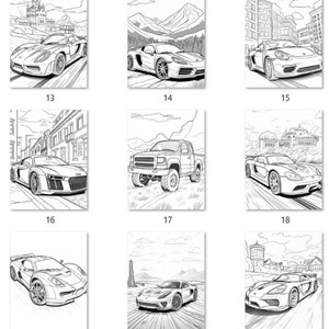 Coloring Book Pages for Children and Adults. 30 Printable PDF Pages ...