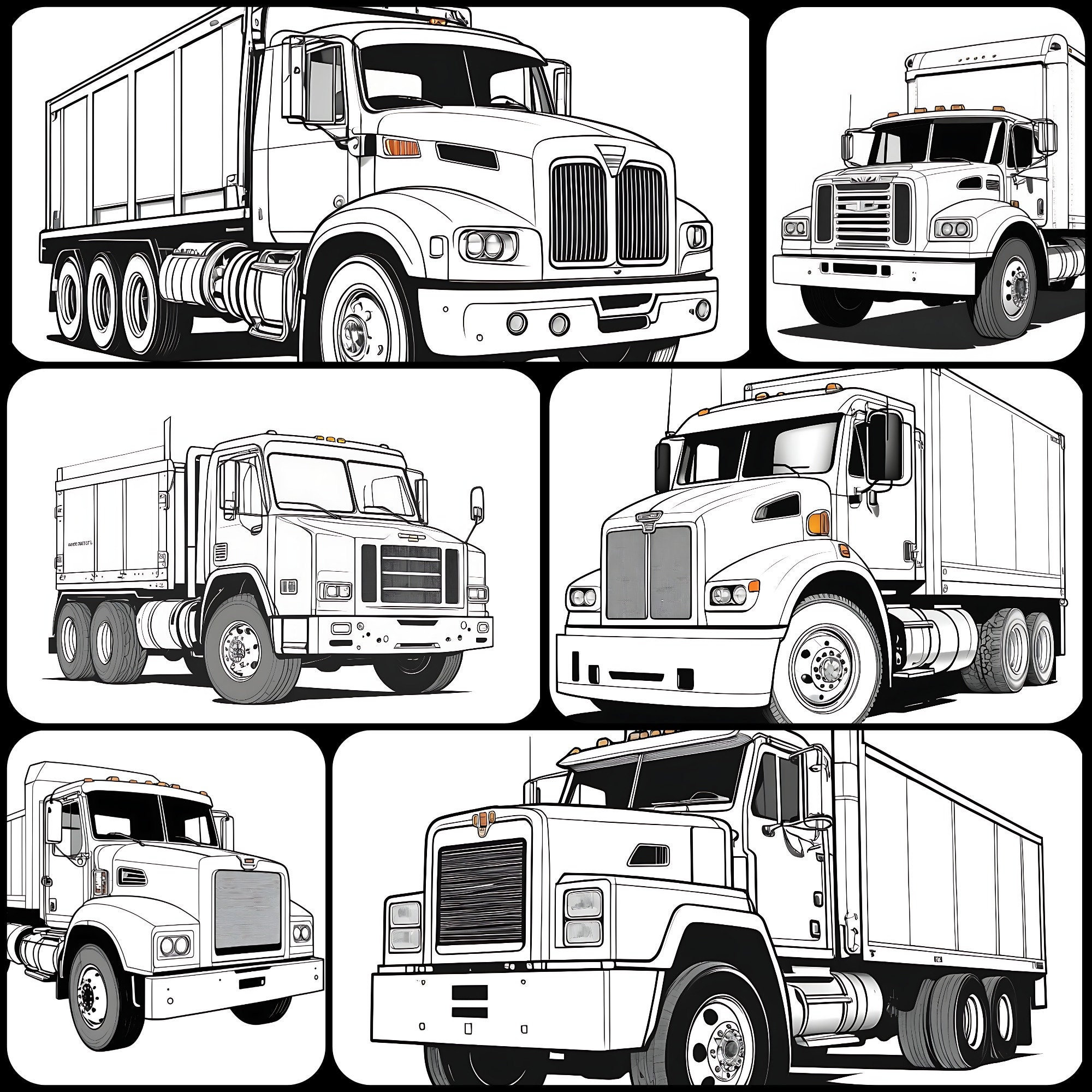 Coloring Book Pages for Children and Adults. 30 Printable PDF Pages for ...