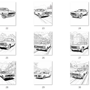 Coloring Book Pages for Children and Adults. 30 Printable PDF Pages for ...