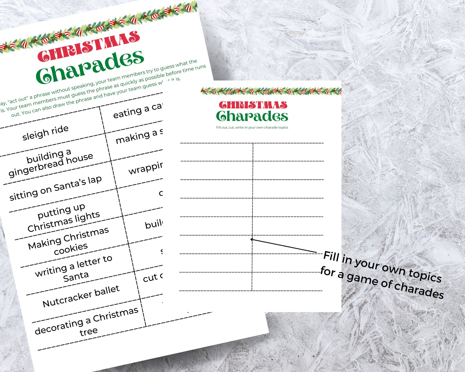 Printable Christmas Game Bundle, Christmas Party Games, Christmas Games ...