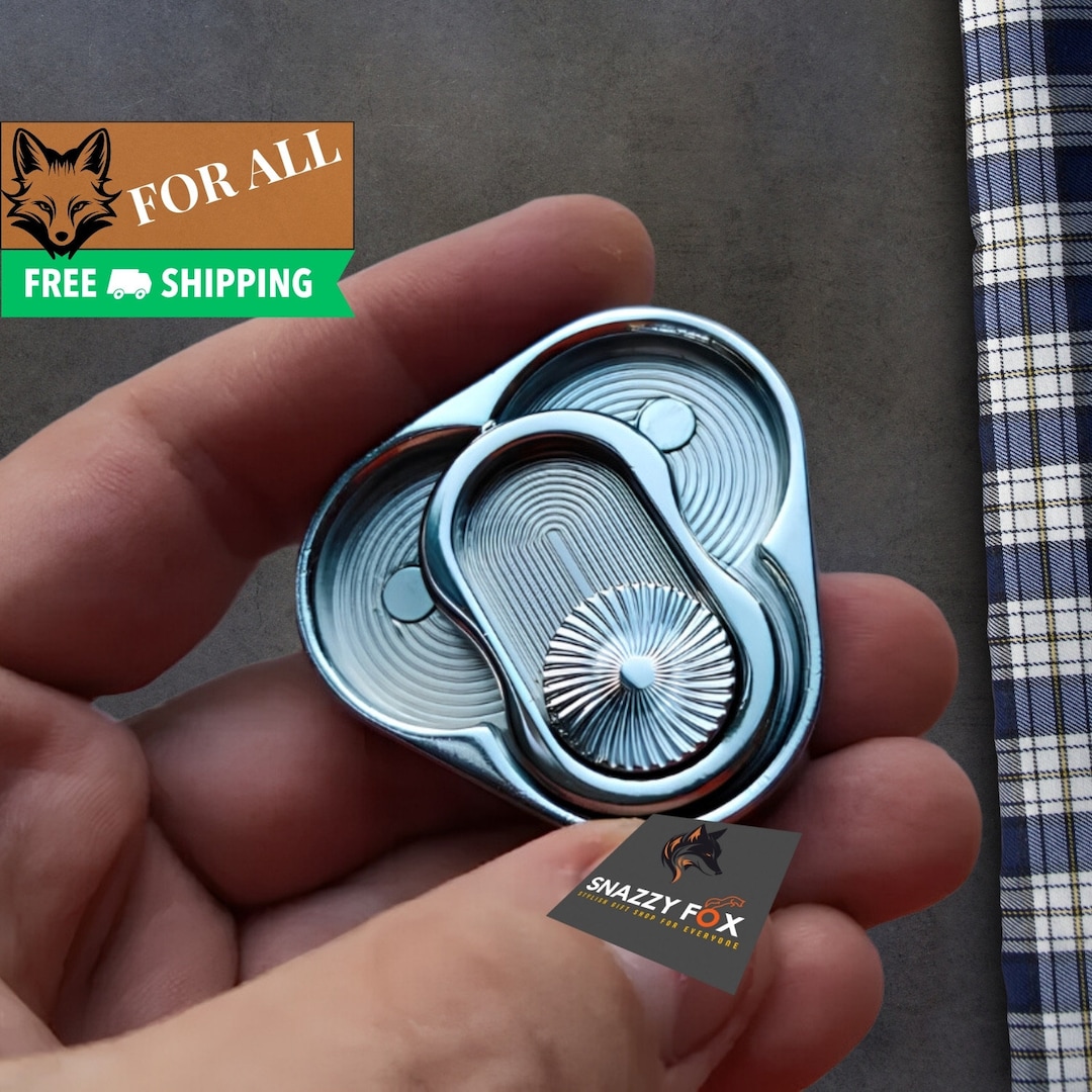 Triangle Fidget Slider Metal EDC Fidget Toy for Anxiety Relief Anti ...