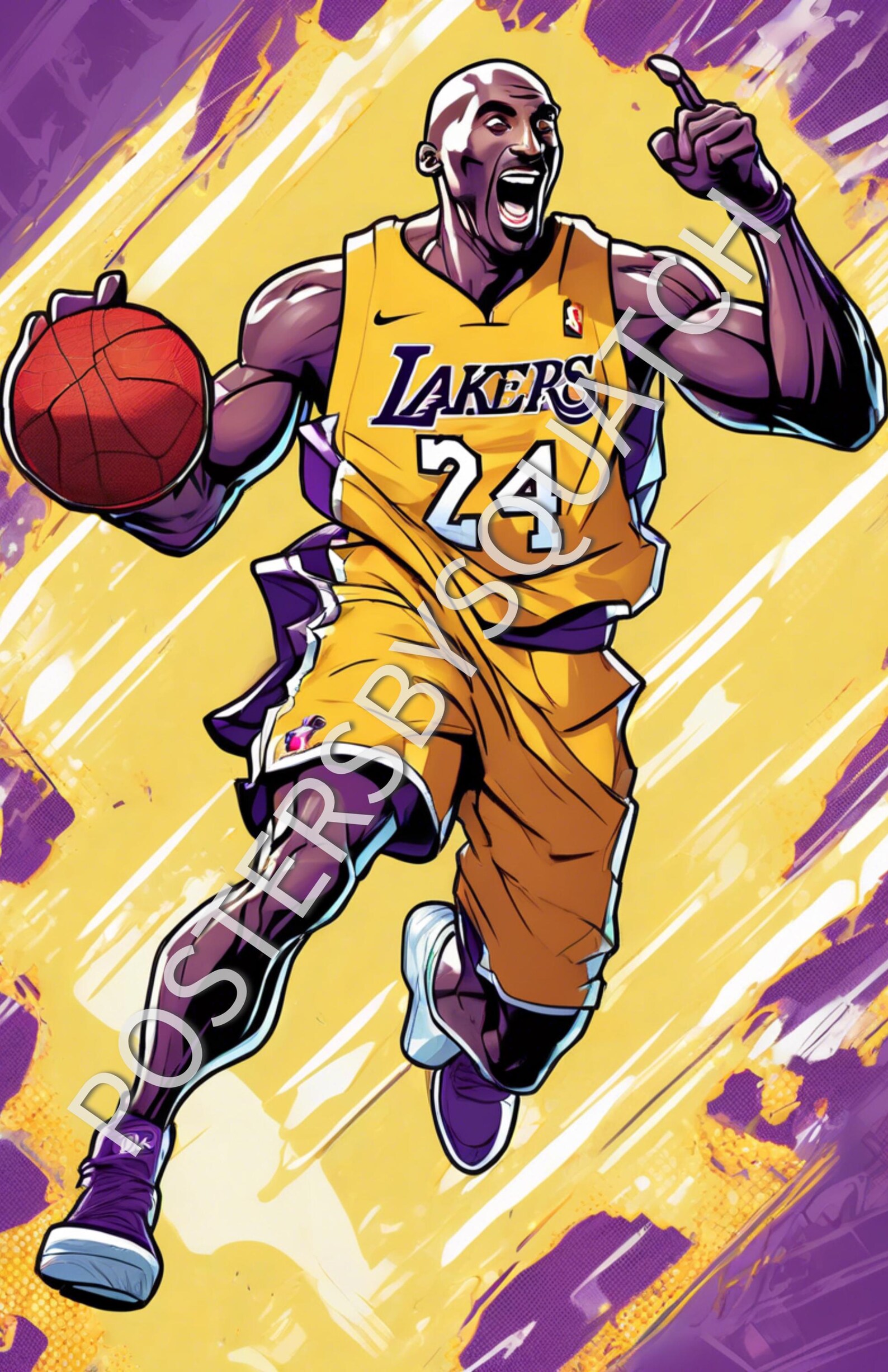 Kobe Bryant Comic Superhero - Etsy