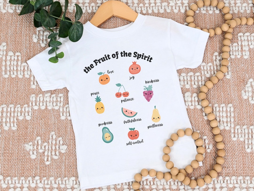 Fruit of the Spirit T-shirt Christian Kid Shirt Christian - Etsy