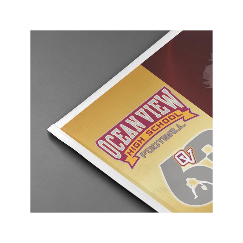 Personalized Football Player Yard Sign, Sports Name Sign, Football Sign ...