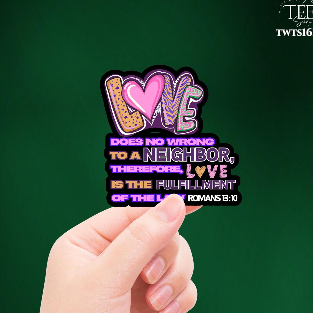 Pro Immigration Sticker, Human Rights Decal, Love the Foreigner, Social ...