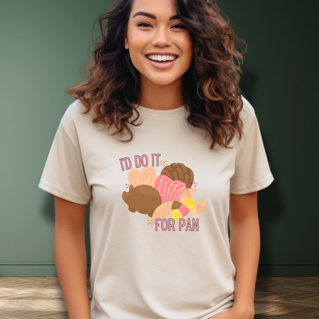 Pan Dulce Cute Tee-shirt, Concha Colorful Mexican Shirts, Mexican ...